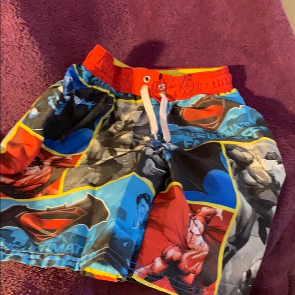 DC Comics | Swim | Superman Boys Swim Trunks Size 8 | Poshmark